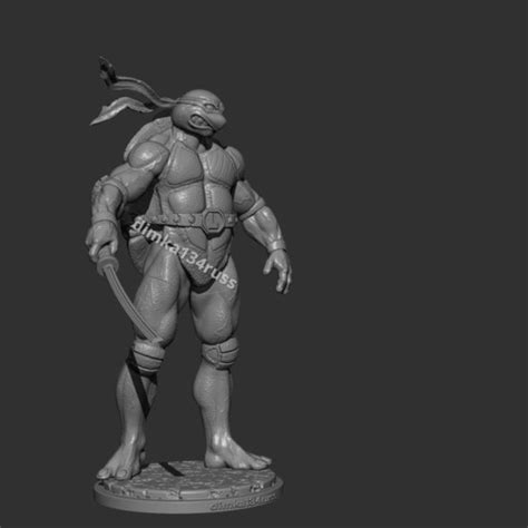 Download Stl File Ninja Turtle • 3d Printing Template ・ Cults