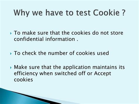 Ppt Cookies Testing Session Timeout Testing Javascript Testing Powerpoint Presentation Id
