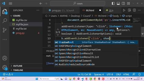 Cours Javascript Partie 2 Gestion Des événements Et Tableaux Youtube