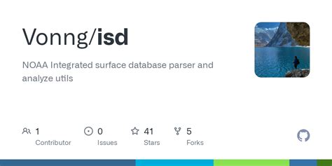 Github Vonng Isd Noaa Integrated Surface Database Parser And Analyze Utils