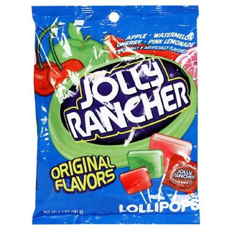 Jolly Rancher Lollipops Box Of 50 Assorted Flavors