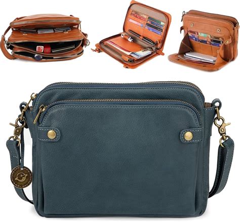 Crossbody Leather Shoulder Bags And Clutches Womens 3