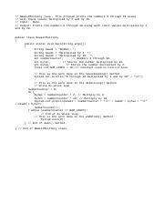 Using A Do While Loop In Java Java NewestMultiply Java This Program Prints The Numbers