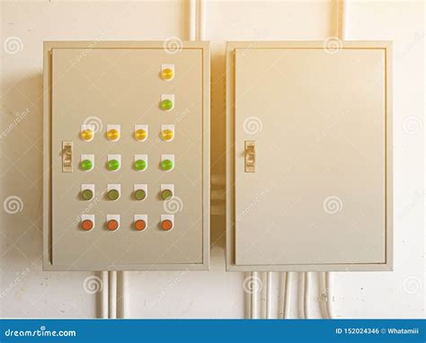 Two Electric Switch Power Control Box Stock Photo CartoonDealer Com 152024346