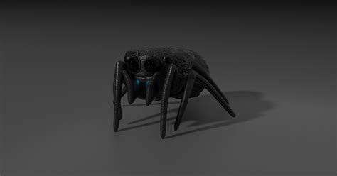 Jumping Spider By Tooshyto Download Free Stl Model