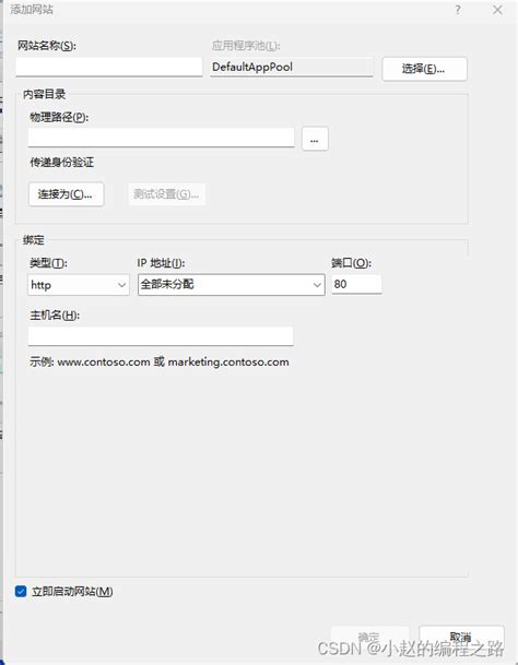 iis添加网站失败的解决方案 iis无法添加网站 csdn博客