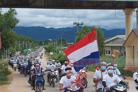 မြဝတီမြို့နယ်တွင် ကရင်အမျိုးသားဒီမိုကရက်တစ်kndpပါတီ အောင်နိုင်ရေး ပ