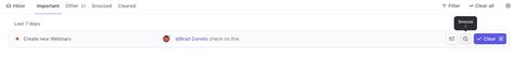 Snooze Inbox Notifications Clickup Help