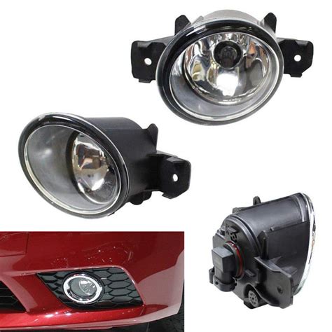 Complete Set Clear Lens Fog Lights Foglamp Kit For 16 20 Nissan Sentra