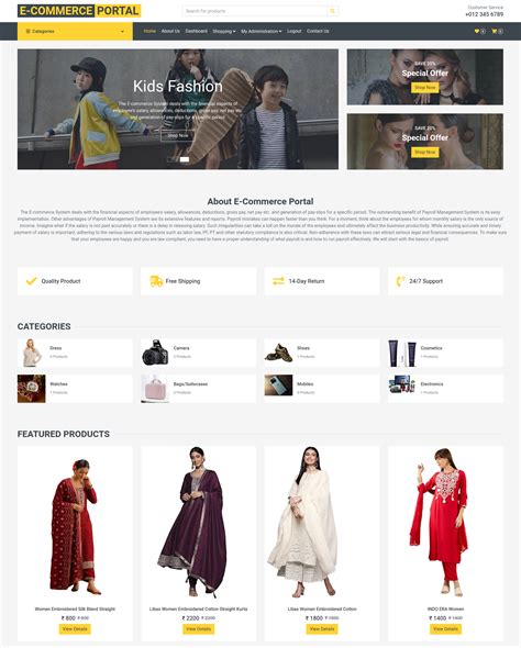 E Commerce Portal Php And Mysql Project Latest Source Code