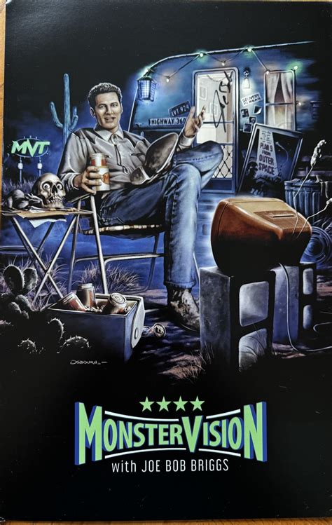 Joe Bobs Monstervision Official T Shirt Joe Bob Briggs Ebay