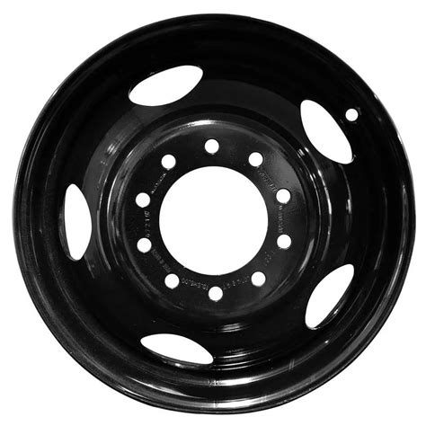 195 X 6 Steel Wheel Rim Black Offset 50 10 Lug Holes Jf9