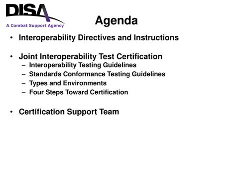 Ppt Jitc Interoperability Certification Process Powerpoint Presentation Id 1285348