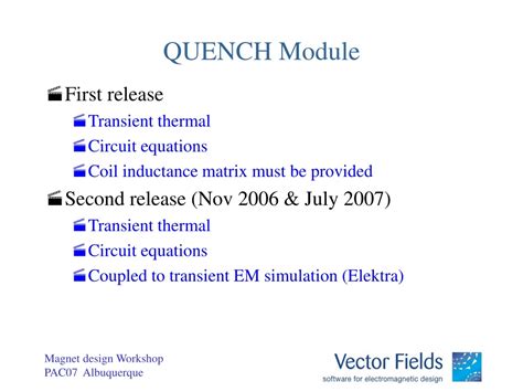 Ppt Transient Analysis Of Quench In Superconducting Magnets