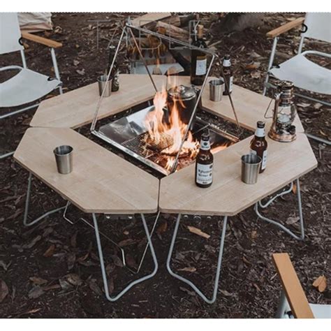 최저가 8각 화로대 접이식 캠핑 테이블 헬로마켓