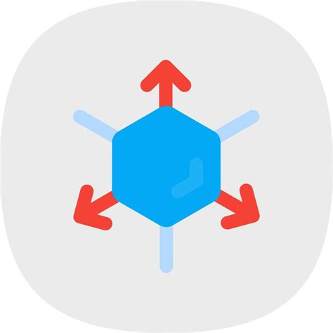 3d Coordinate Axis Flat Curve Icon 41871736 Vector Art At Vecteezy