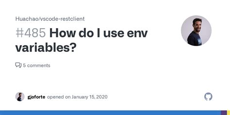 How Do I Use Env Variables Issue Huachao Vscode Restclient GitHub