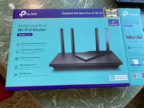 Tp Link Ax Archer Ax Dual Band Wi Fi Gigabit Router Ver Black Eur Picclick Fr