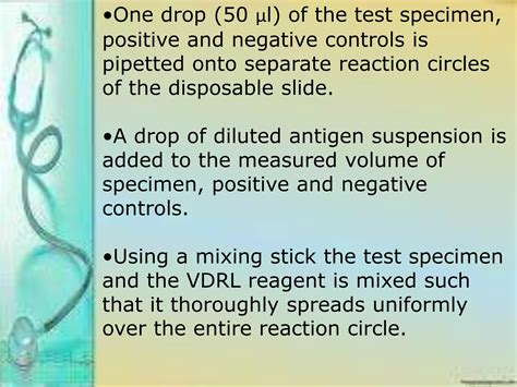 VDRL Test For Syphilis PPTX Infectious Diseases Diseases And Conditions