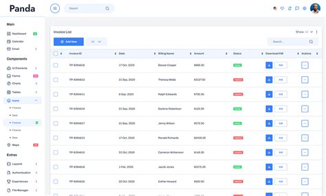 Dashboard Ui Design For Enterprise Data Grid Templates By Roman