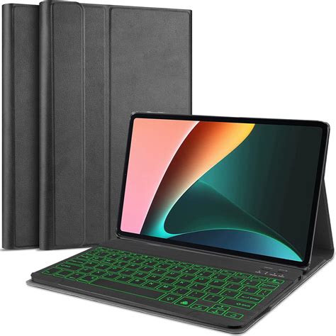 Hom 3 Fold Detachable Wireless Bluetooth Keyboard Built In 7 Colours Backlight Tablet Case