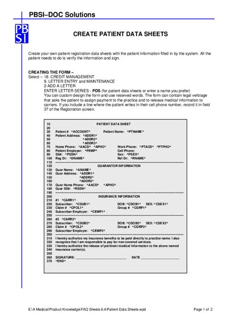 Fillable Online Data Sheet Solutions Fax Email Print Pdffiller