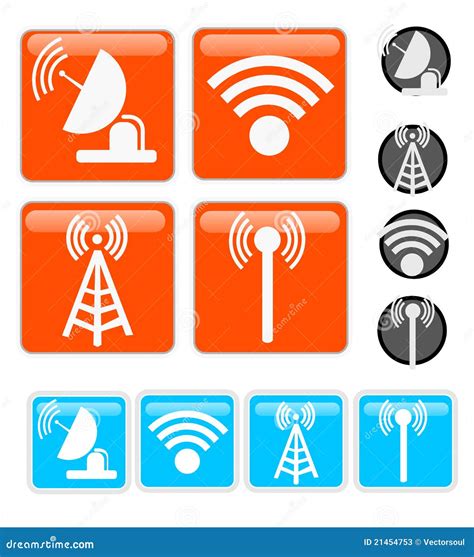 Signal Vector Icons Stock Vector Illustration Of Mobile 21454753