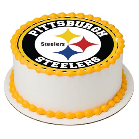 Pittsburgh Steelers Edible Cake Toppers And Nfl Party Supply