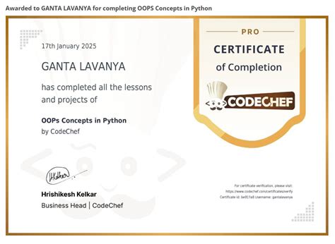 Codechef Ganta Lavanya