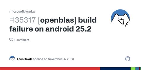 Openblas Build Failure On Android Issue Microsoft Vcpkg GitHub