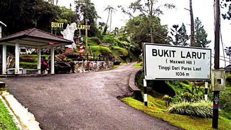 Bukit Larut Closed Due To Landslide