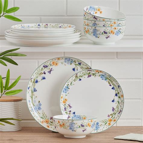 Quinn 12 Piece Dinnerware Set Service For 4 Mikasa