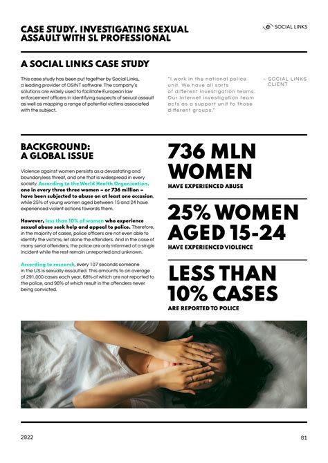 Case Study Investigating Sexual Assault