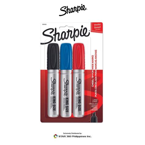 Sharpie King Size Chisel Sets Star 360