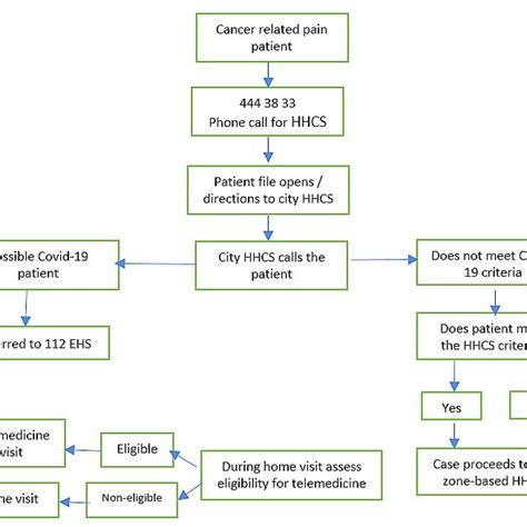 Algorithm Of The Home Healthcare Service Hhcs And Triple Triage