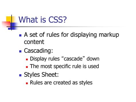 Cascading Style Sheets Basics Ppt Download