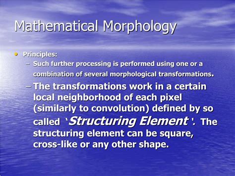ppt mathematical morphology in image processing powerpoint