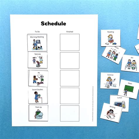 5 Free Visual Schedule Templates Plus How To Use Them