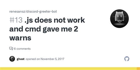Js Does Not Work And Cmd Gave Me 2 Warns · Issue 13 · Renesansz