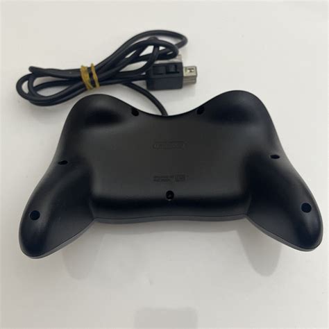 Genuine Official Nintendo Wii Classic Pro Controller Black Retro Unit