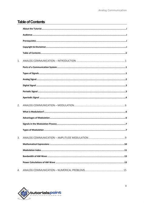 Analog Communication Tutorial Pdf