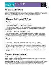 AP CSP Create Task Pdf AP Create Ch PT PREP AP Create PT Prep This Short