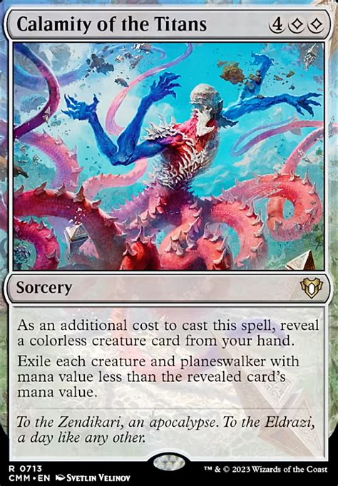 Eldrazi Commander Edh Mtg Deck