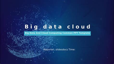 General Overview Of Big Data And Cloud Computing Google Slides Theme And Powerpoint Template