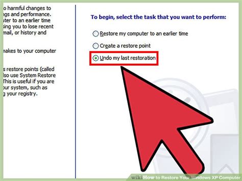How To Restore Your Windows Xp Computer 13 Steps With Pictures