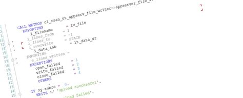 Om Prakash On Linkedin Writing To Or Reading From Application Serveral11 Using Abap Classes