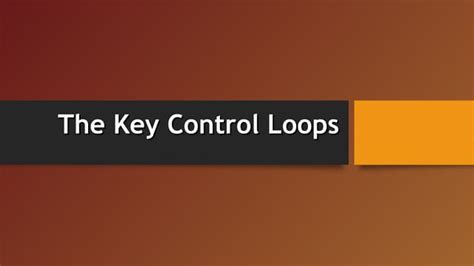 Human Factor Loop Ppt Free Download