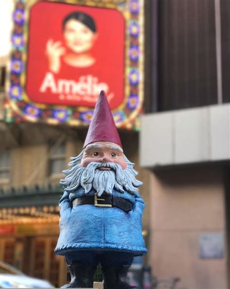 Photos Travelocitys Roaming Gnome Gets A Front Row Seat To Amelie