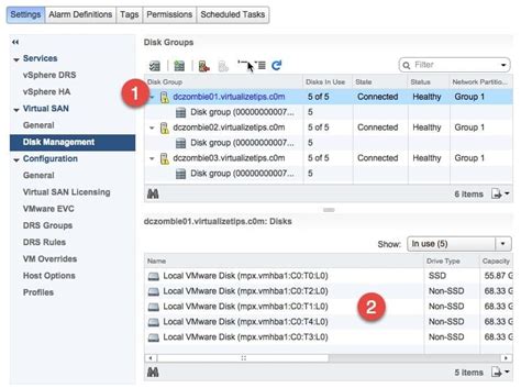 Setup And Configure VMware VSAN Storage