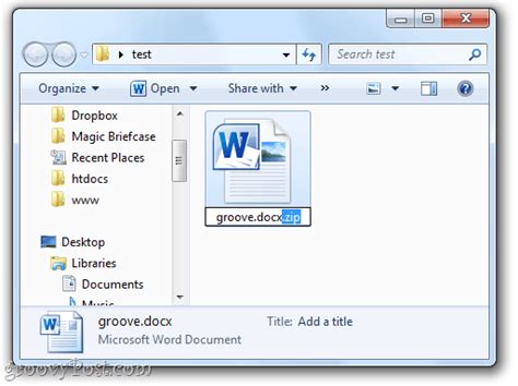 How To Explore The Contents Of A Docx File In Windows
